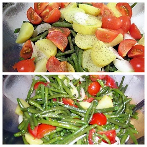 Salade de haricots verts - La recette facile par Toqués 2 Cuisine