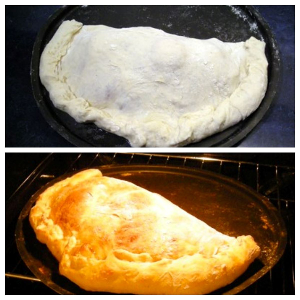 Pizza calzone - La recette facile par Toqués 2 Cuisine