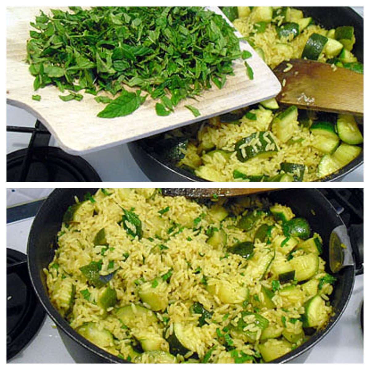 Riz aux courgettes menthe et curry - La recette facile par Toqués 2 Cuisine