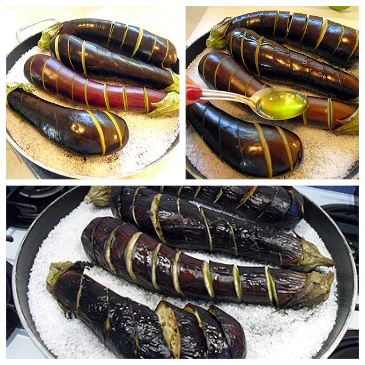 Aubergines en papillotes à la calabraise - La recette facile par Toqués ...