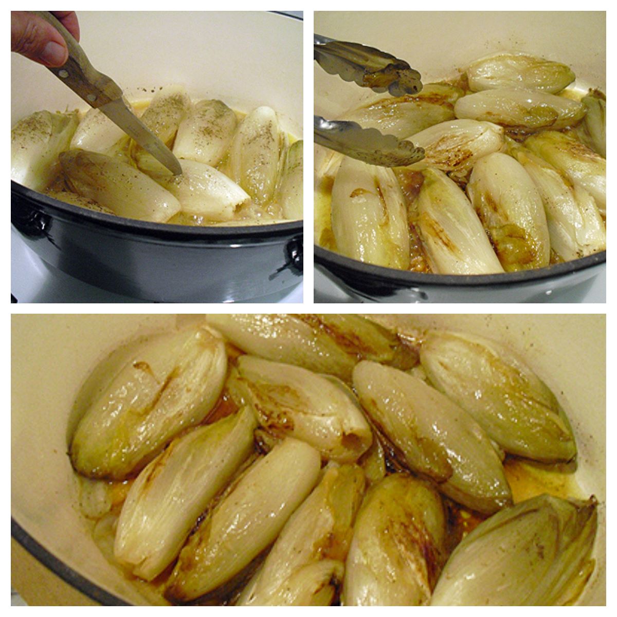 Endives braisées en cocotte - La recette facile par Toqués 2 Cuisine