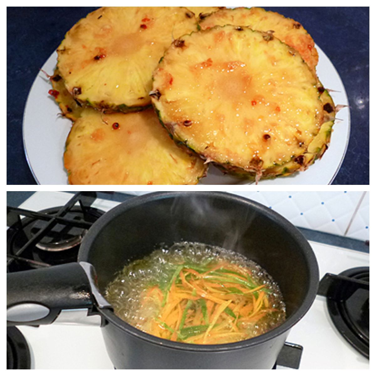 Ananas rôti au gingembre - La recette facile par Toqués 2 Cuisine