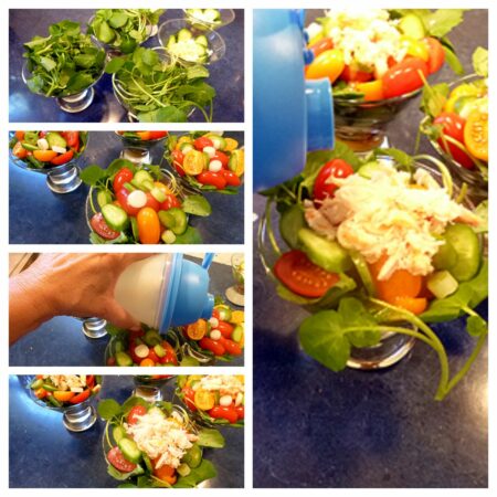 Salade cressonnette - La recette facile par Toqués 2 Cuisine