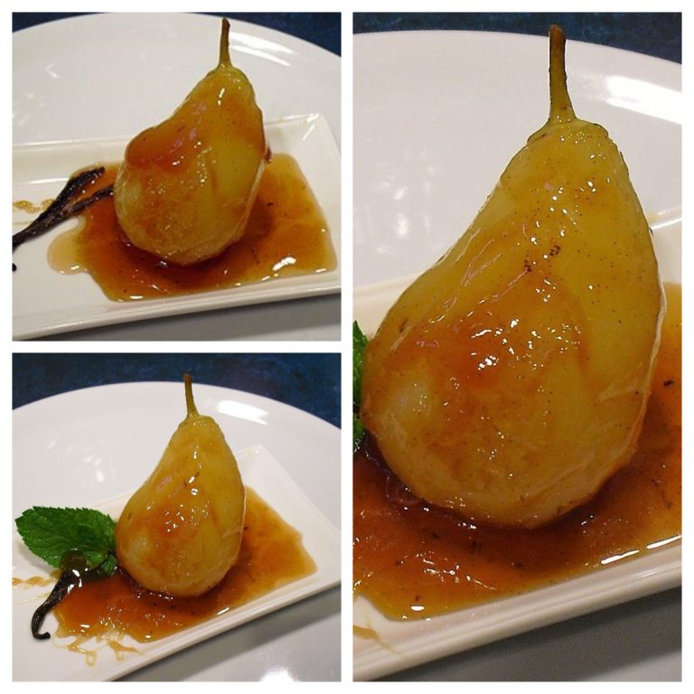Poires Caramélisées Au Four