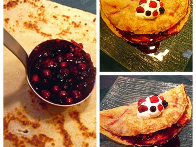 Crêpes aux fruits rouges - La recette facile par Toqués 2 Cuisine