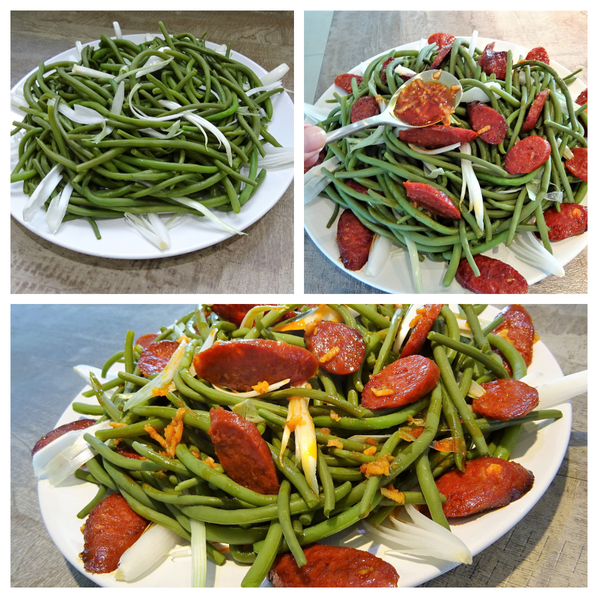 Salade de haricots verts frais au chorizo - La recette facile par ...