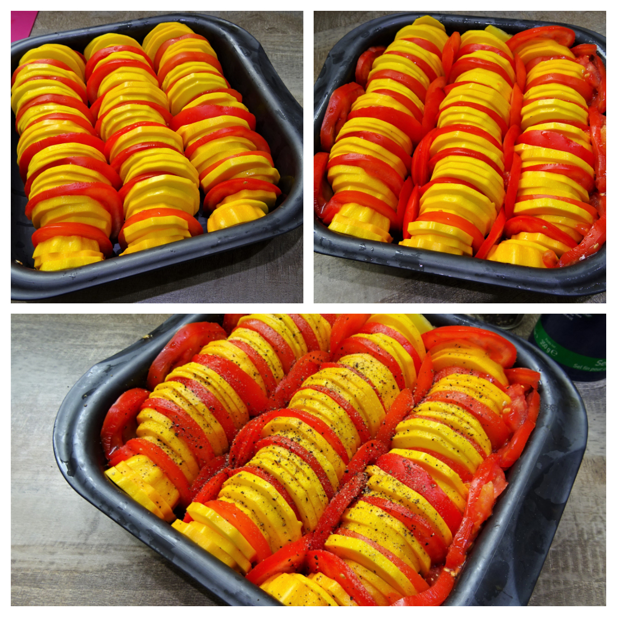 Tian de courgettes jaunes - La recette facile par Toqués 2 Cuisine