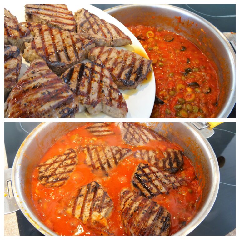 Thon frais sauce charcutière - La recette facile par Toqués 2 Cuisine