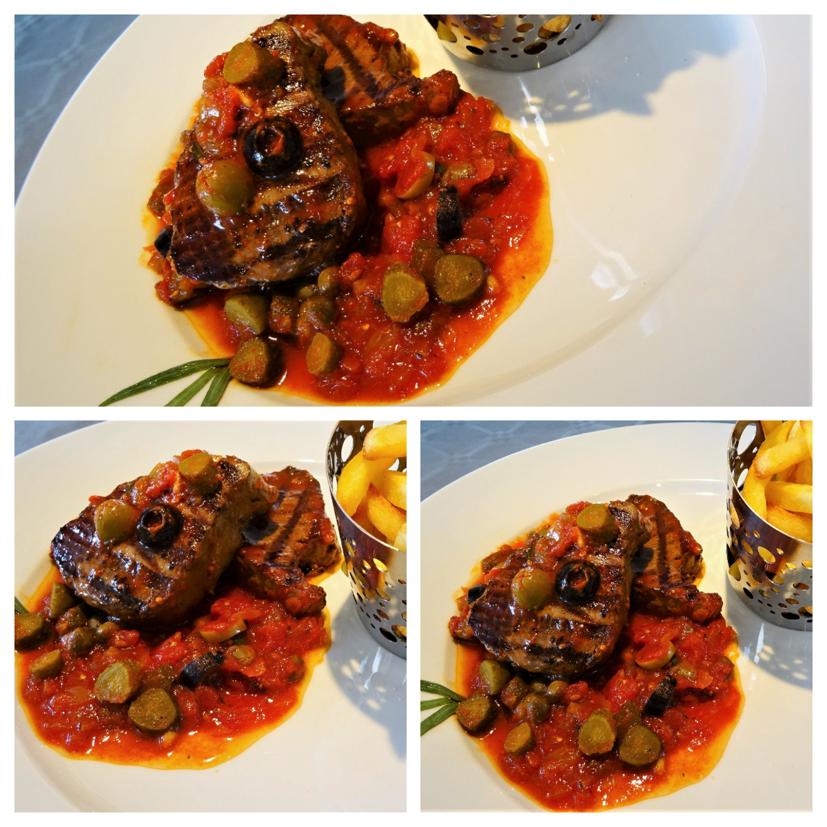 Thon frais sauce charcutière - La recette facile par Toqués 2 Cuisine