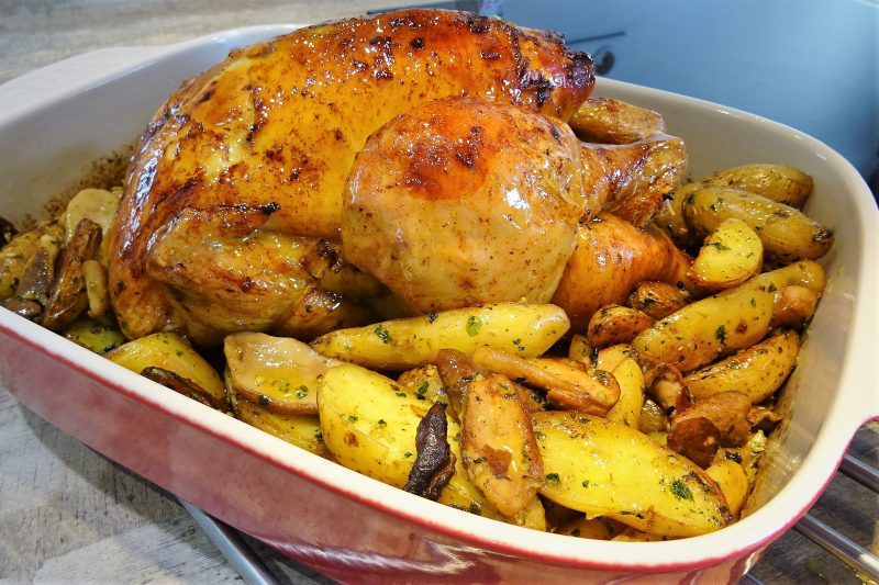 Chapon poché puis rôti au four - La recette facile par Toqués 2 Cuisine