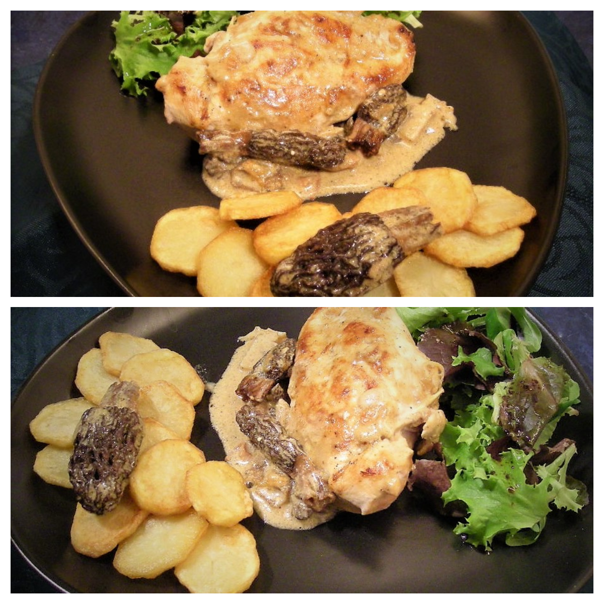 Suprêmes de volaille aux morilles - La recette facile par Toqués 2 Cuisine