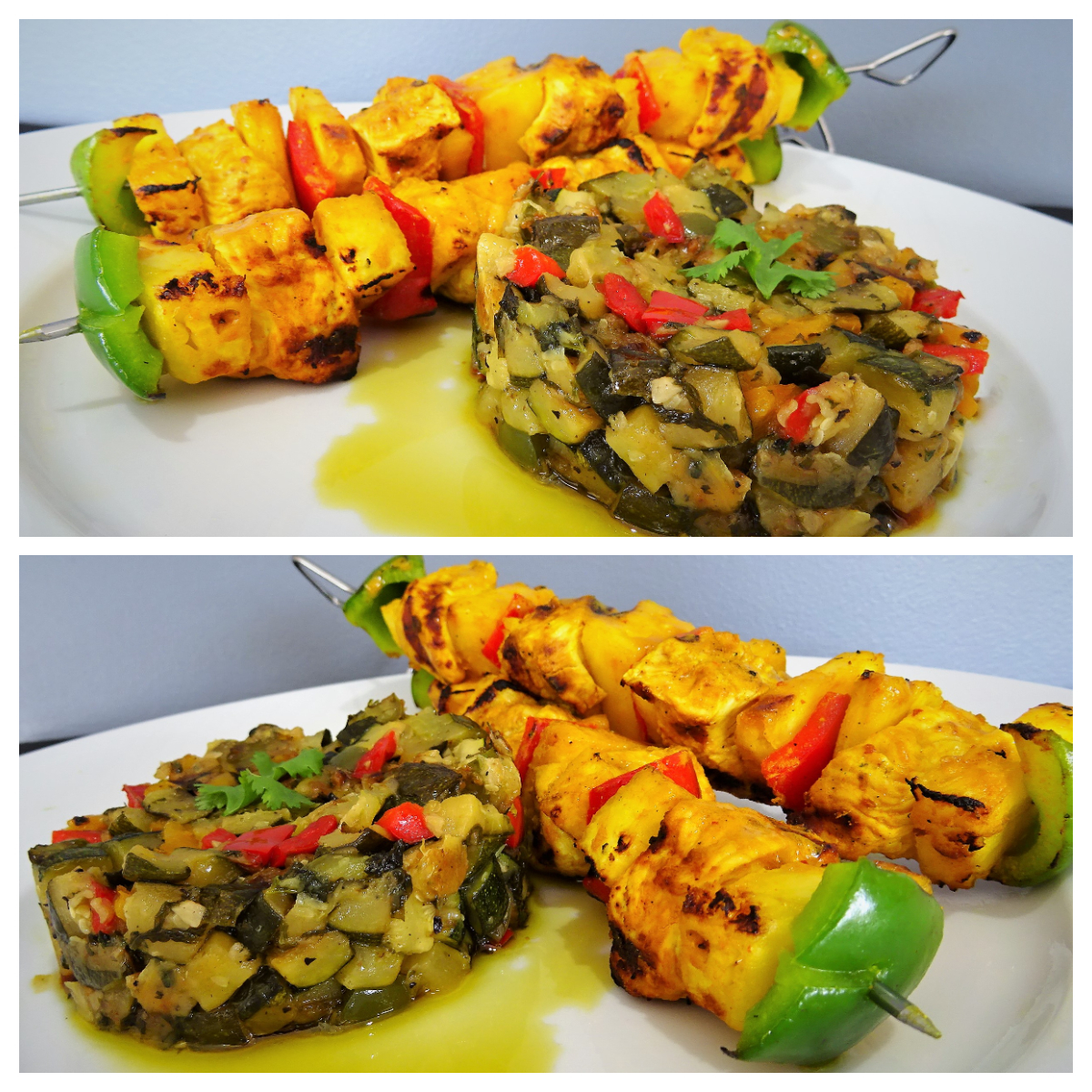 Brochettes de dinde créoles - La recette facile par Toqués 2 Cuisine