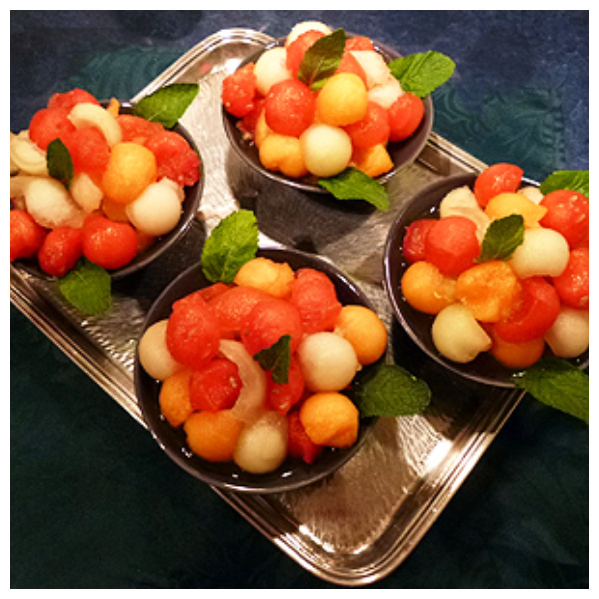 Salade aux 3 melons - La recette facile par Toqués 2 Cuisine