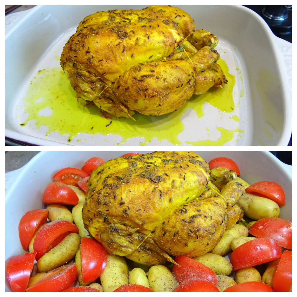 Poulet rôti aux épices orientales - La recette facile par Toqués 2 Cuisine