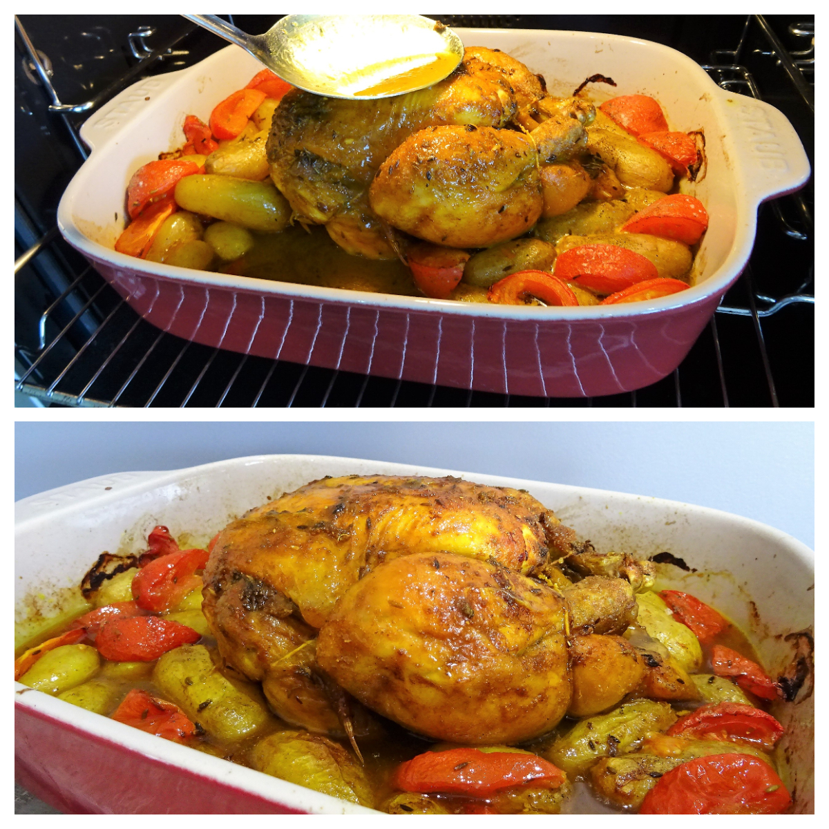 Poulet rôti aux épices orientales - La recette facile par Toqués 2 Cuisine