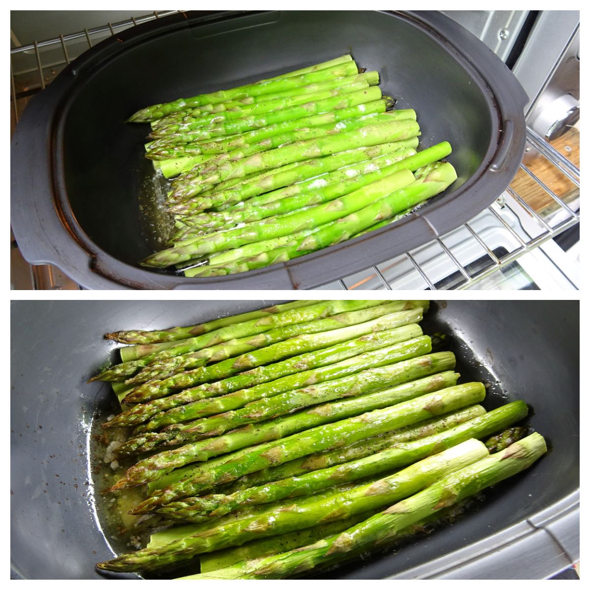 Asperges vertes rôties au four - La recette facile par Toqués 2 Cuisine