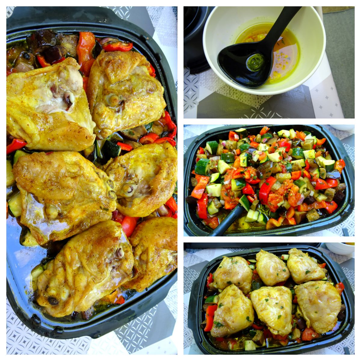 Poulet à la ratatouille - La recette facile par Toqués 2 Cuisine