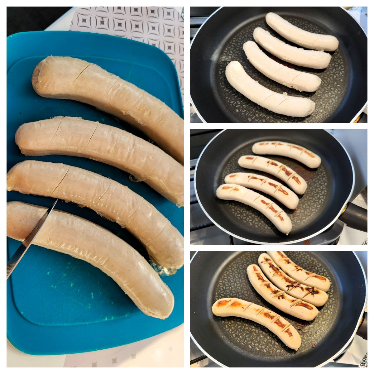 Saucisses blanches aux haricots rouges - La recette facile par Toqués 2 ...